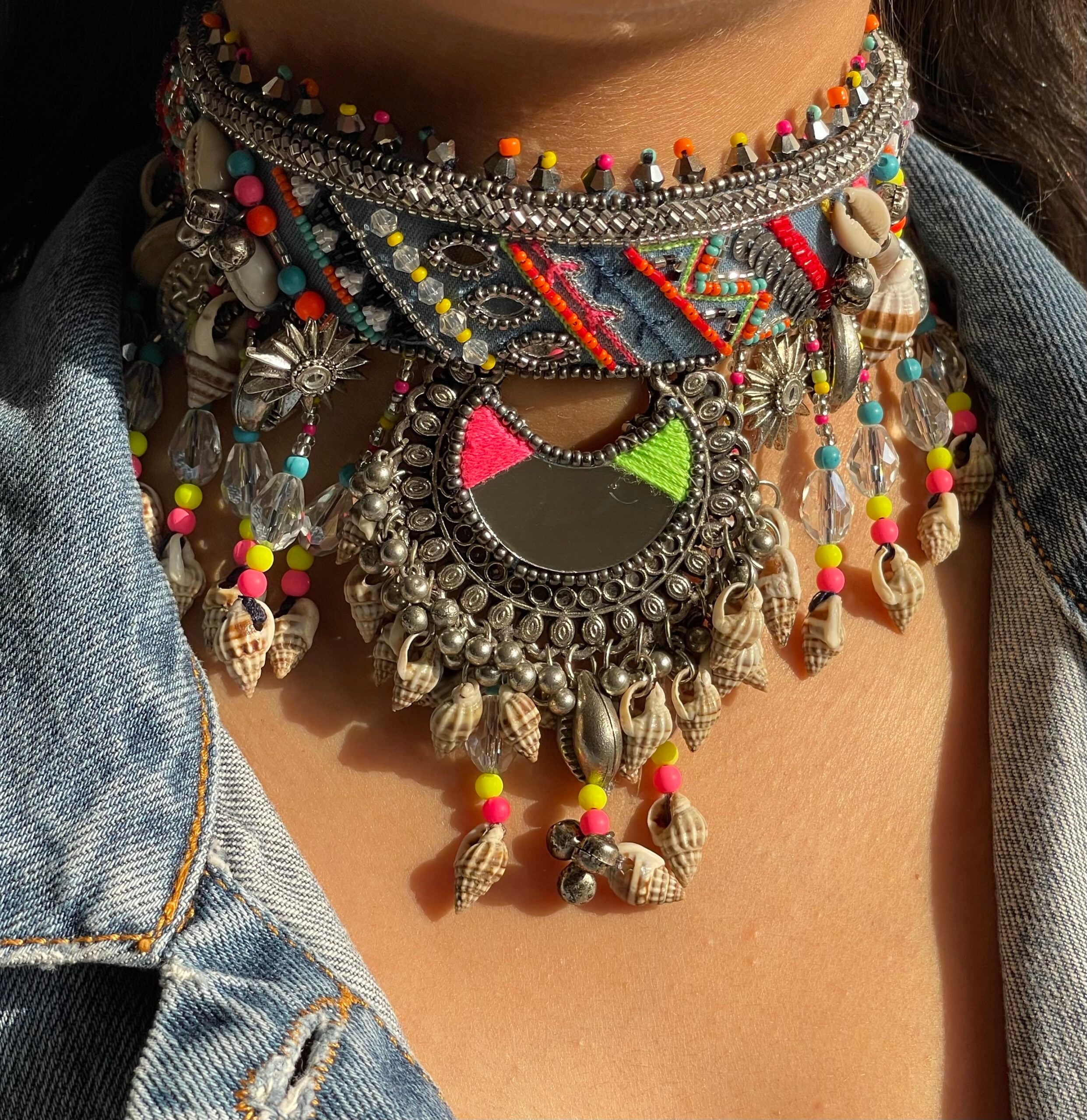 Choker Neckpieces - Shop Handmade Necklaces Jewellery Online – Knot Me Cute